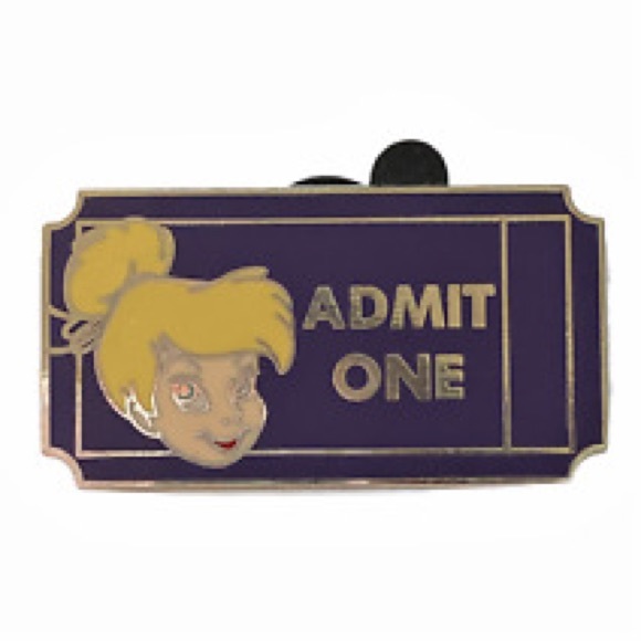 Disney | Other | Disney Tinkerbell Theater Ticket Pin | Poshmark